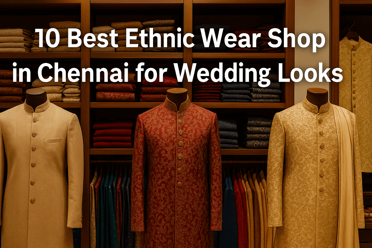 10 Best men's Ethnic Wear Shop in Chennai for Wedding Looks